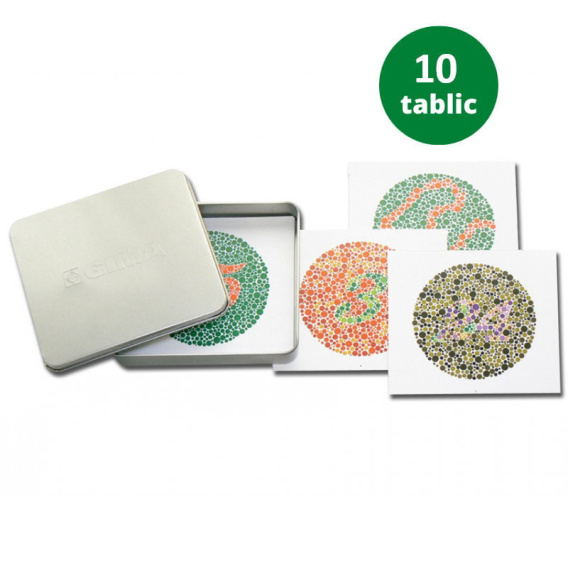 Tablice typu Ishihary dla dzieci (test typu Ishihary, tablica ...